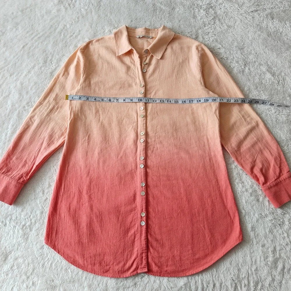 Soft Surroundings | Tops | Soft Surroundings Ombre Tunic Top Peach ...